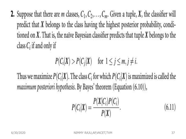 CS 402 DATAMINING AND WAREHOUSING -MODULE 3 | PPT