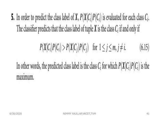 CS 402 DATAMINING AND WAREHOUSING -MODULE 3 | PPT