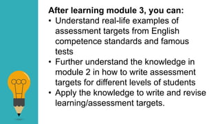 Assessment Module 3 | PDF | Educational Assessment | Education