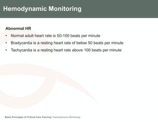 Module 3.2 Hemodynamic Monitoring | PPTX
