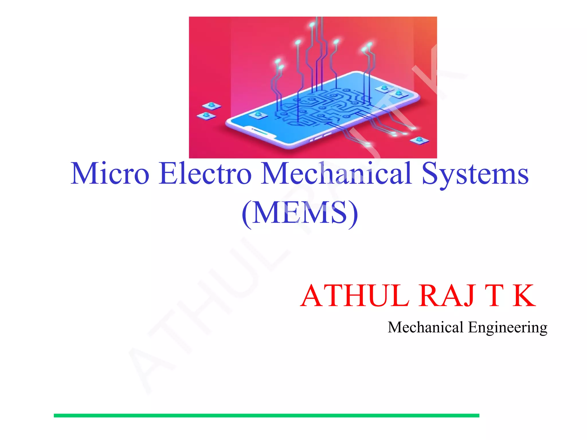 Micro Electro Mechanical Systems (MEMS) | PDF