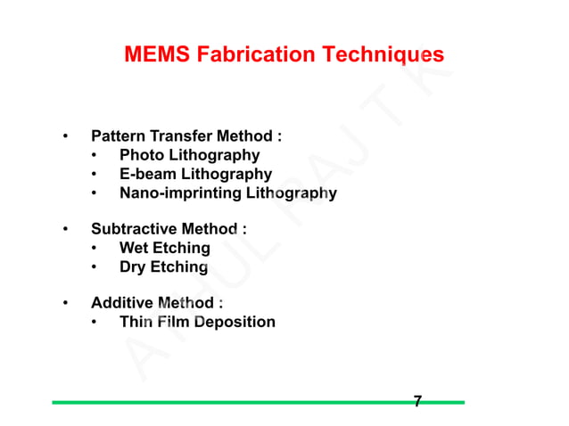 Micro Electro Mechanical Systems (MEMS) | PDF