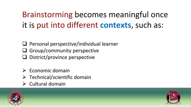 Module 3.1 brainstorming eng fin | PPT