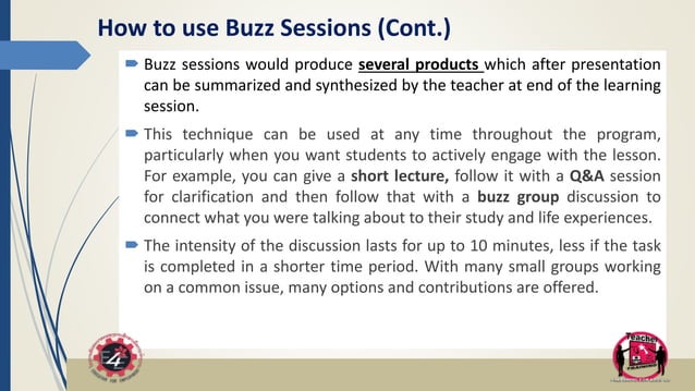 Module 3.2 interactive teaching buzz eng session final | PPTX ...