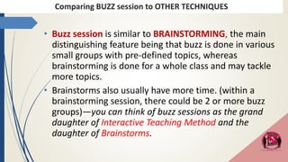 Module 3.2 interactive teaching buzz eng session final | PPTX