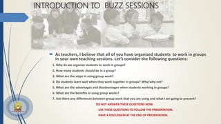 Module 3.2 interactive teaching buzz eng session final | PPTX