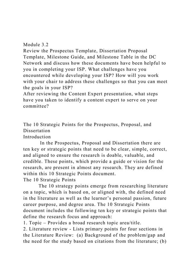 Module 3.2Review the Prospectus Template, Dissertation Proposa.docx