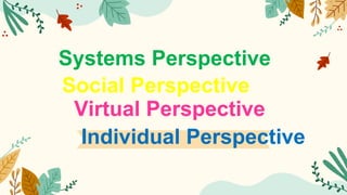 Defining Community with its Various Perspectives | PPTX | Social ...