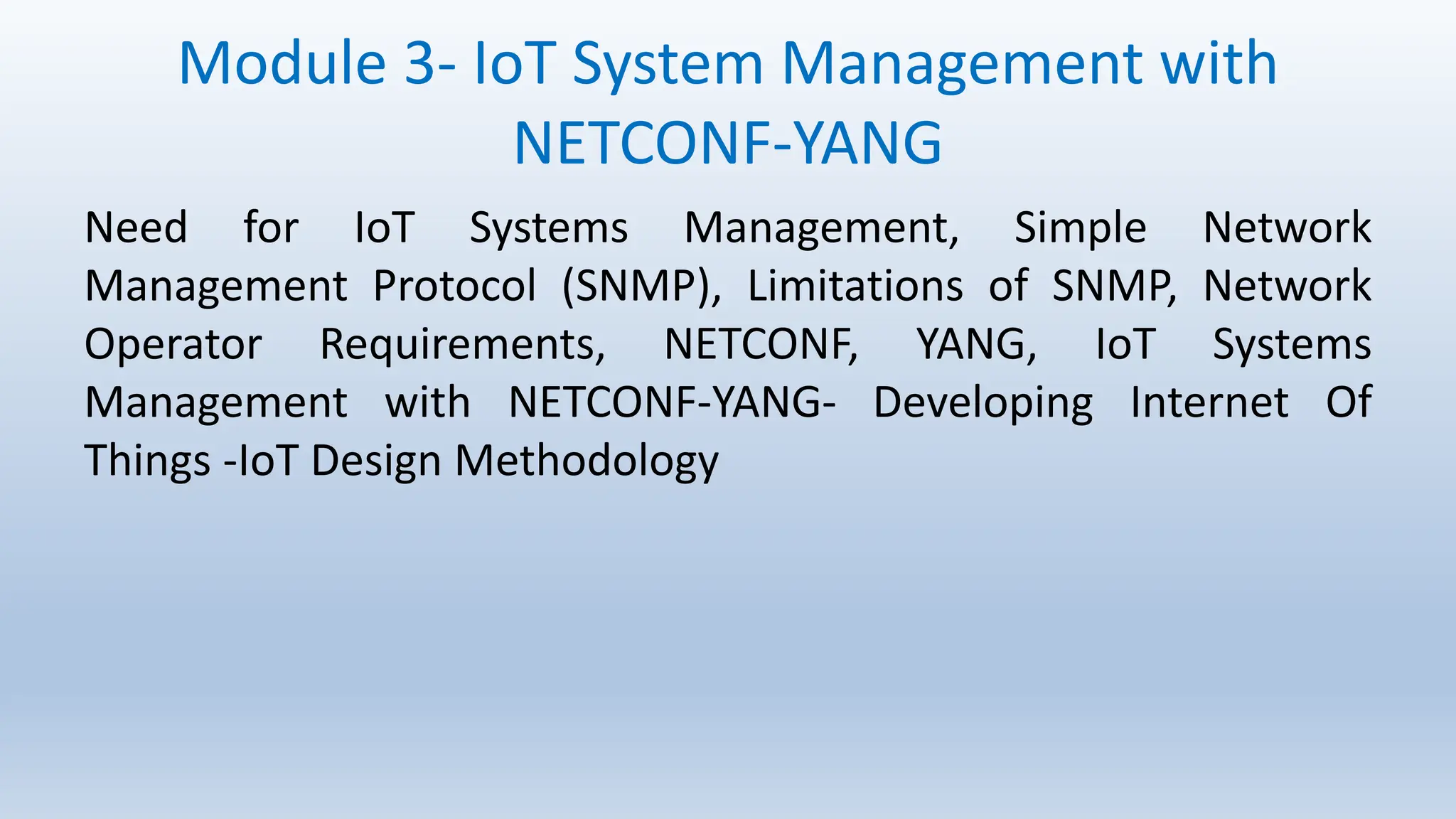 Configuration of IoT devices - Systems managament | PPT