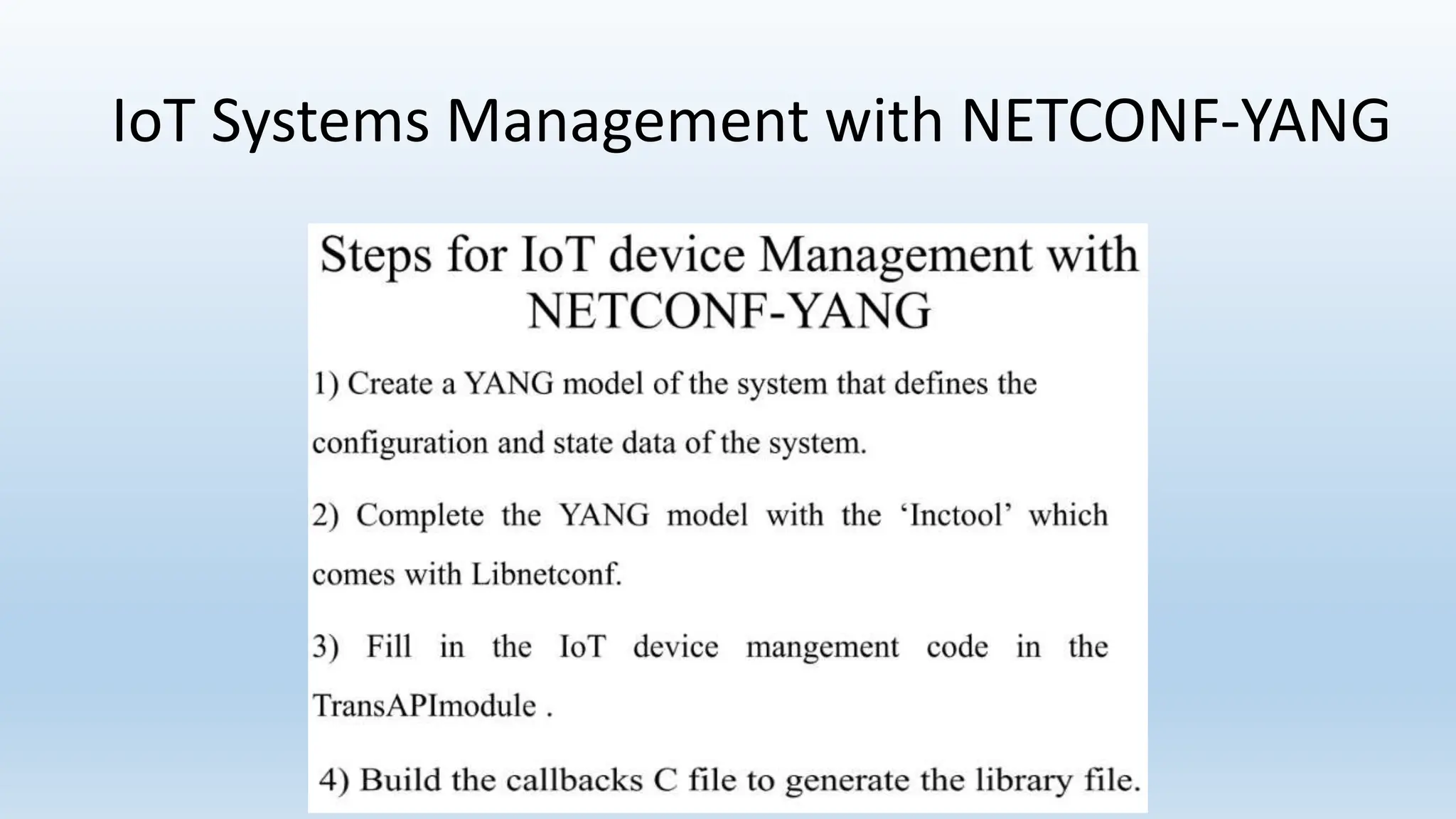 Configuration of IoT devices - Systems managament | PPT