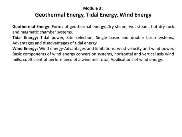 Module 3.pptx energy engineering module 3 | PPT