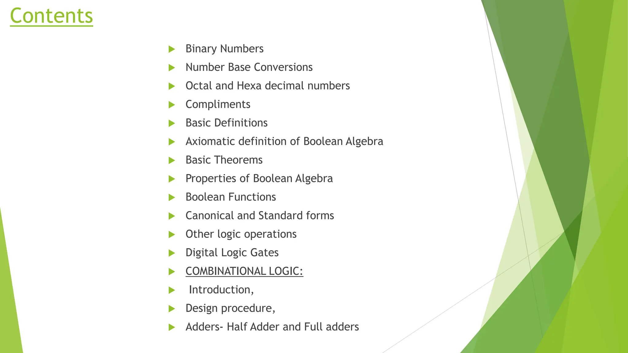 Module 3boolean Algebra And Logic Circuits Pptx