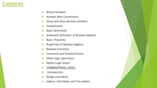 Module 3boolean Algebra And Logic Circuits Pptx 