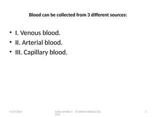 Blood Collection order of draw and presentation | PPTX