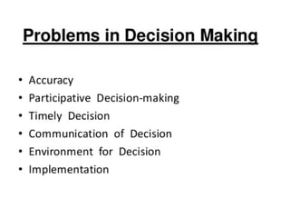 Decision making, Types of Decision making environment, decision tree | PPTX
