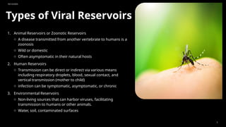 Viral Reservoirs power point virology basic | PPT