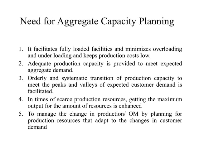 Module 3 - Aggregate Planning Tacticts2.pptx | Logistics | Business