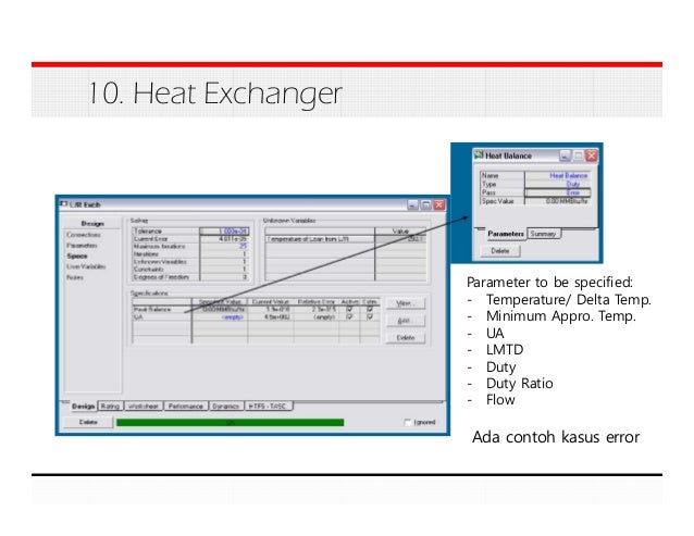 Heat exchanger calculation software - nomdoor