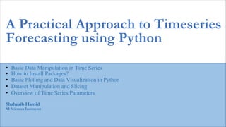 Module 3 - Basics of Data Manipulation in Time Series | PPT