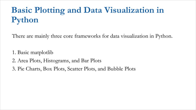 Module 3 - Basics of Data Manipulation in Time Series | PPT
