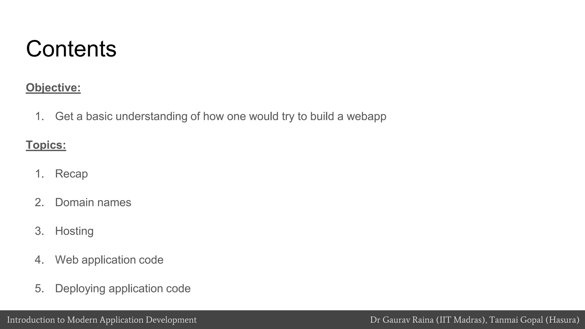building a web app | PPTX