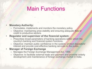 Central Banking System | PPTX