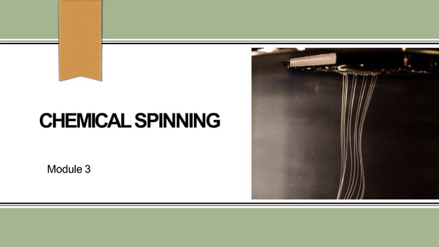 chemical spinning | PDF