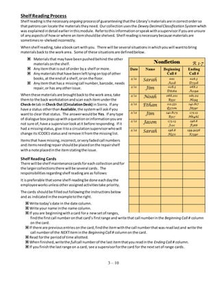 Module 3 collection maintenance | DOCX