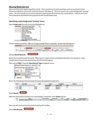 Module 3 collection maintenance | DOCX
