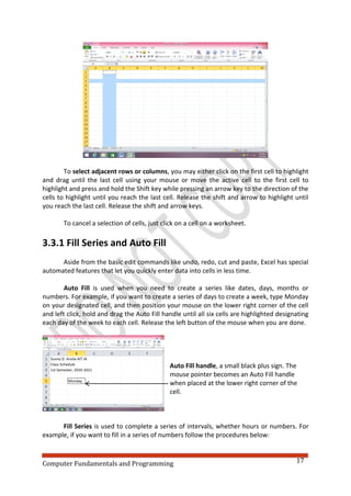 Module 3 comp 312 - computer fundamentals and programming | PDF