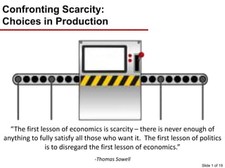 Confronting Scarcity | PPSX