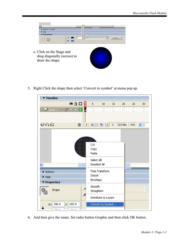 Module 3 creating motion tween | PDF