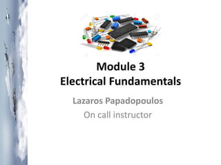 Module3 electrical fundamentals | PDF