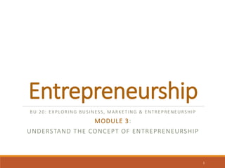 Module 3 -_entrepreneurship (1) | PPTX