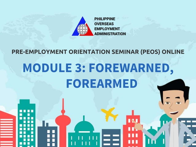 MODULE 3 - FOREWARNED, FOREARMED | PPTX