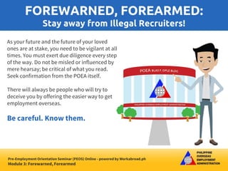 MODULE 3 - FOREWARNED, FOREARMED | PPTX