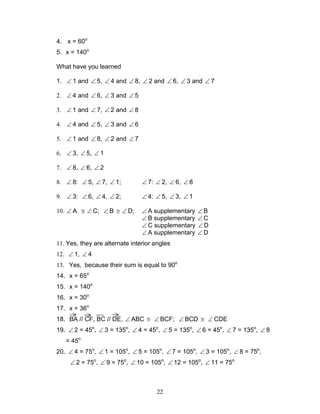 Module 3 geometric relations | PDF
