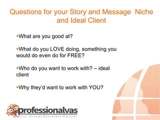 Virtual Assistant Training Module 3 (getting started) | PPT