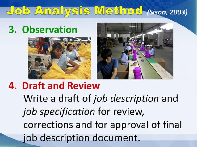 Module 3 - Job Analysis, Job Design, Job Evaluation | PPT