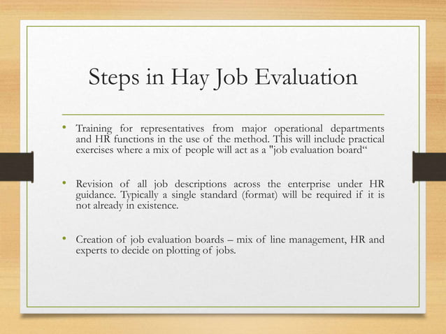 Module 3 - Recruiment and selectionJob Evaluation. ppt | PPT