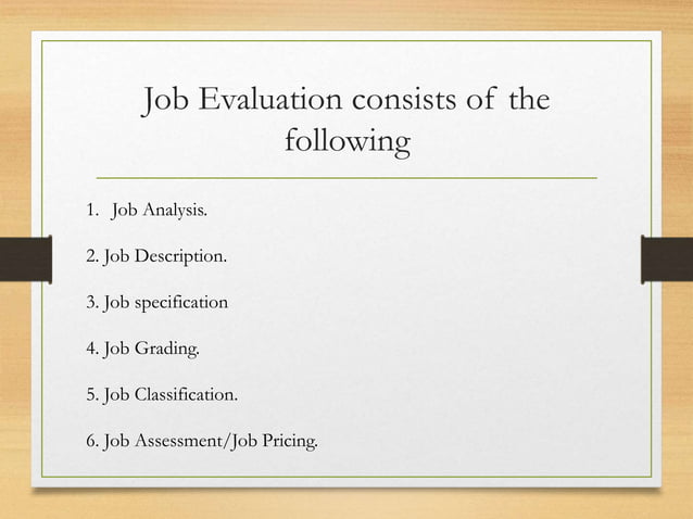 Module 3 - Recruiment and selectionJob Evaluation. ppt | PPT