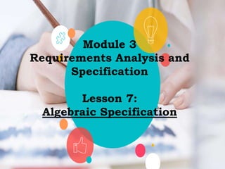Software Engineering - Module 3: Lesson7 | PPTX