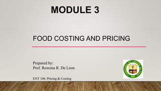 Module 3 lesson 1- unit and recipe conversion | PPTX
