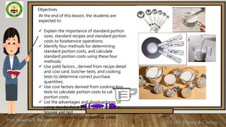 Module 3 lesson 2 adjusting recipe yield | PPTX