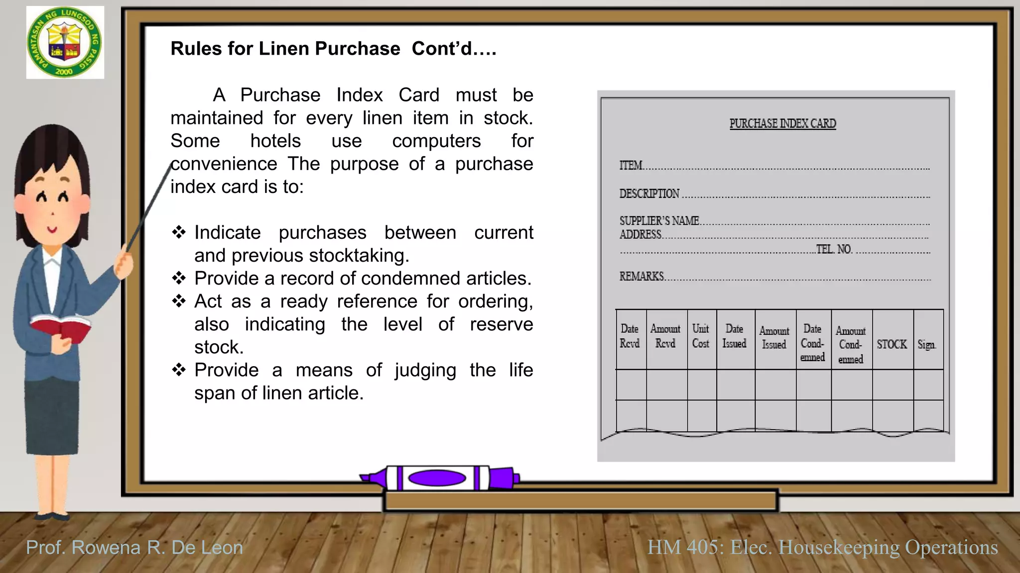 Module 3 lessons 1 & 2 linens and uniforms | PPTX