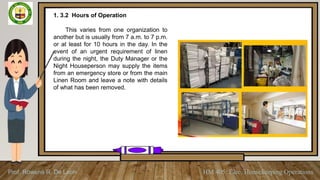 Module 3 lessons 1 & 2 linens and uniforms | PPTX