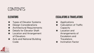 Elevators Definitions, Types and Applications | PDF