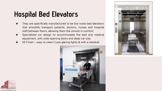 Elevators Definitions, Types and Applications | PDF