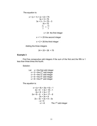 Module 3 linear functions | PDF
