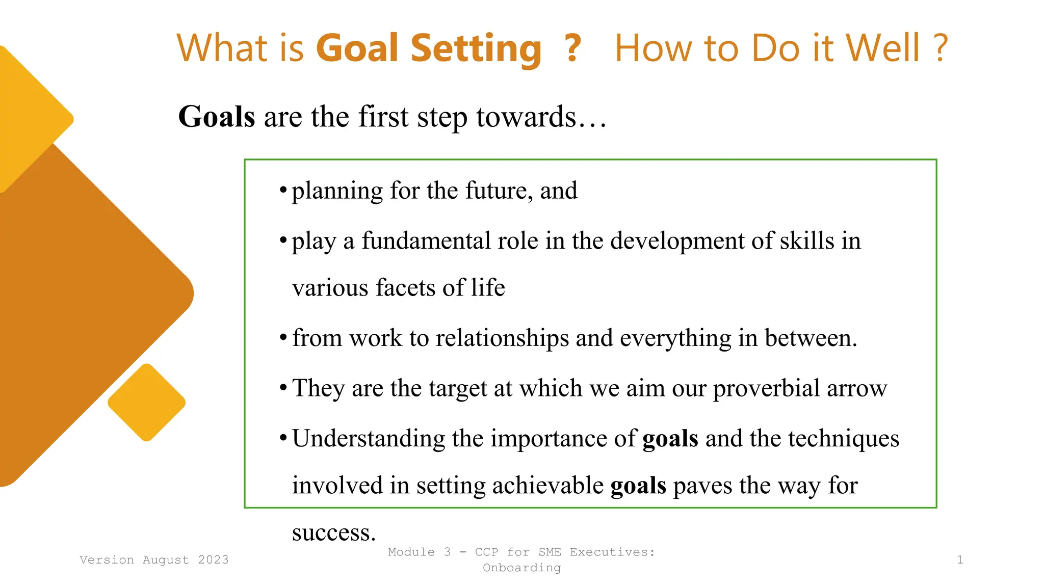 Module 3 - LO1 Goal Settings and KPI.pptx